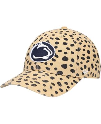 Women's '47 Brand Tan Penn State Nittany Lions Cheetah Clean Up ...