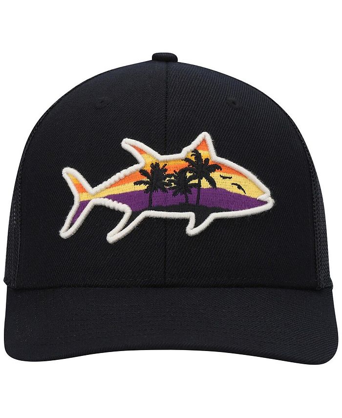 Local Crowns Men's Black Tuna Fish Collection Island Views Trucker ...