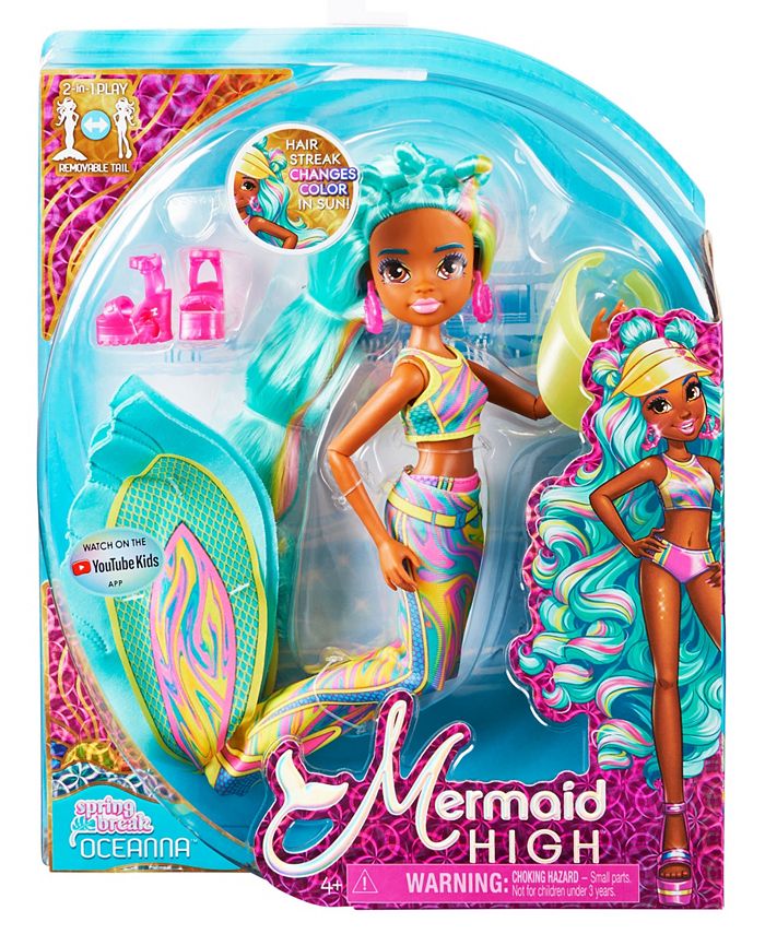 Mermaid High Spring Break Oceanna Mermaid Doll and Accessories with ...