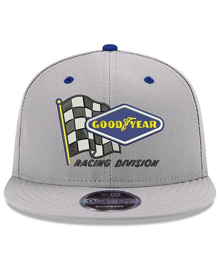 New Era Men's Gray Nascar Goodyear 9Fifty Snapback Adjustable Hat - Macy's