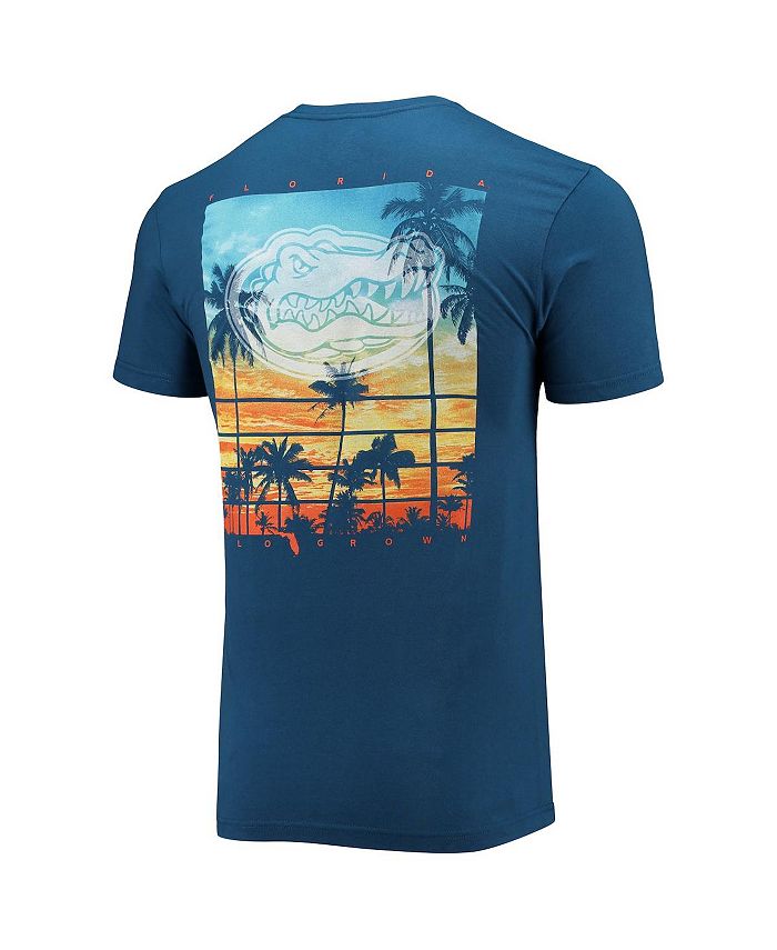 FLoGrown Men's Royal Florida Gators Sunset Palms T-shirt - Macy's