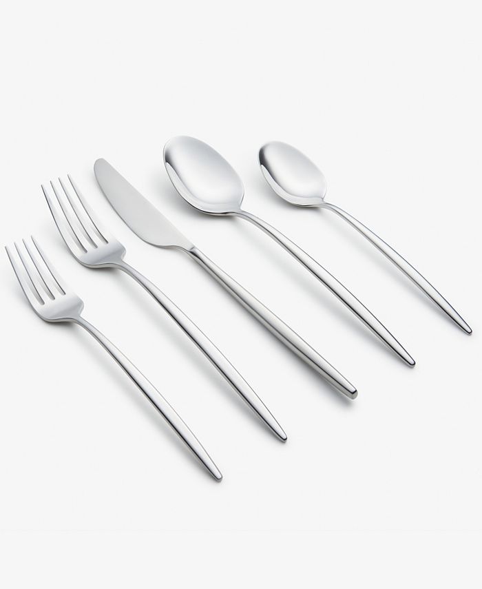 Cambridge Silversmiths Gaze Mirror 20-Piece Flatware Set, Service for 4 ...