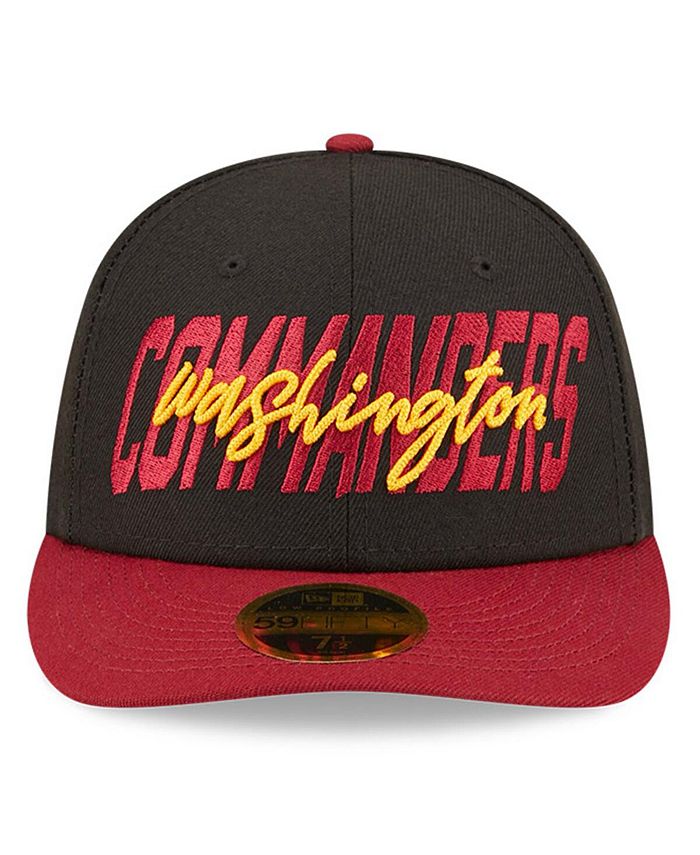 New Era Men's Black and Burgundy Washington Commanders 2022 NFL Draft ...