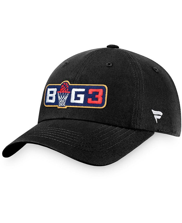 Fanatics Men's Black BIG3 Gear Core Adjustable Hat - Macy's
