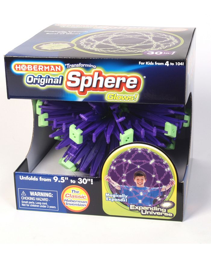 Hoberman Sphere- Expanding Universe Glow - Macy's