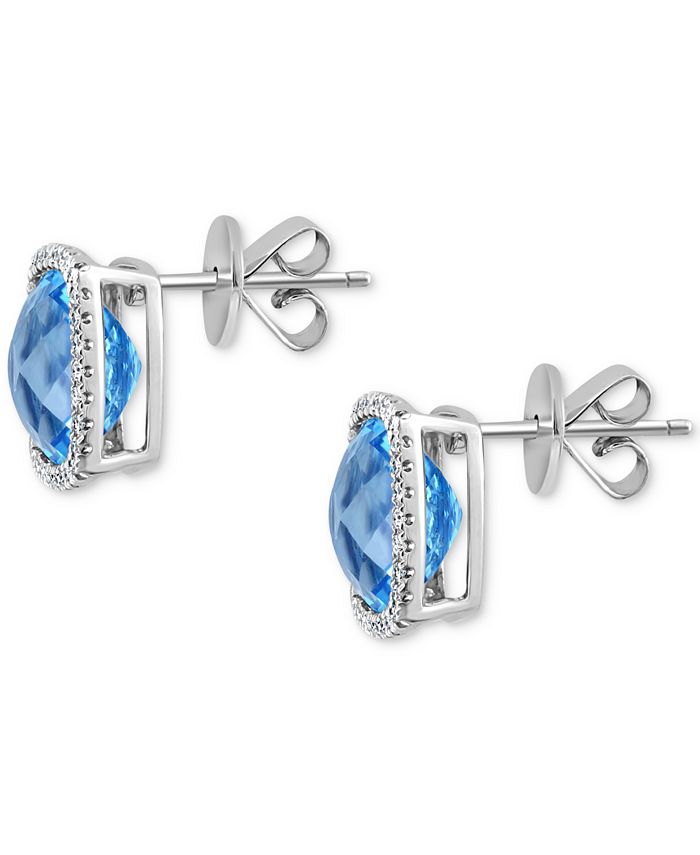EFFY Collection EFFY® Blue Topaz (8-1/5 ct .t.w.) & Diamond (1/5 ct. t ...