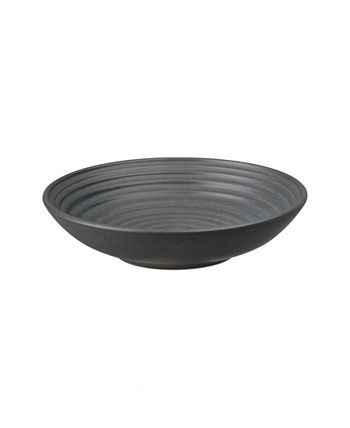 Denby Studio Craft Grey Small Ridged Bowl - Macy's