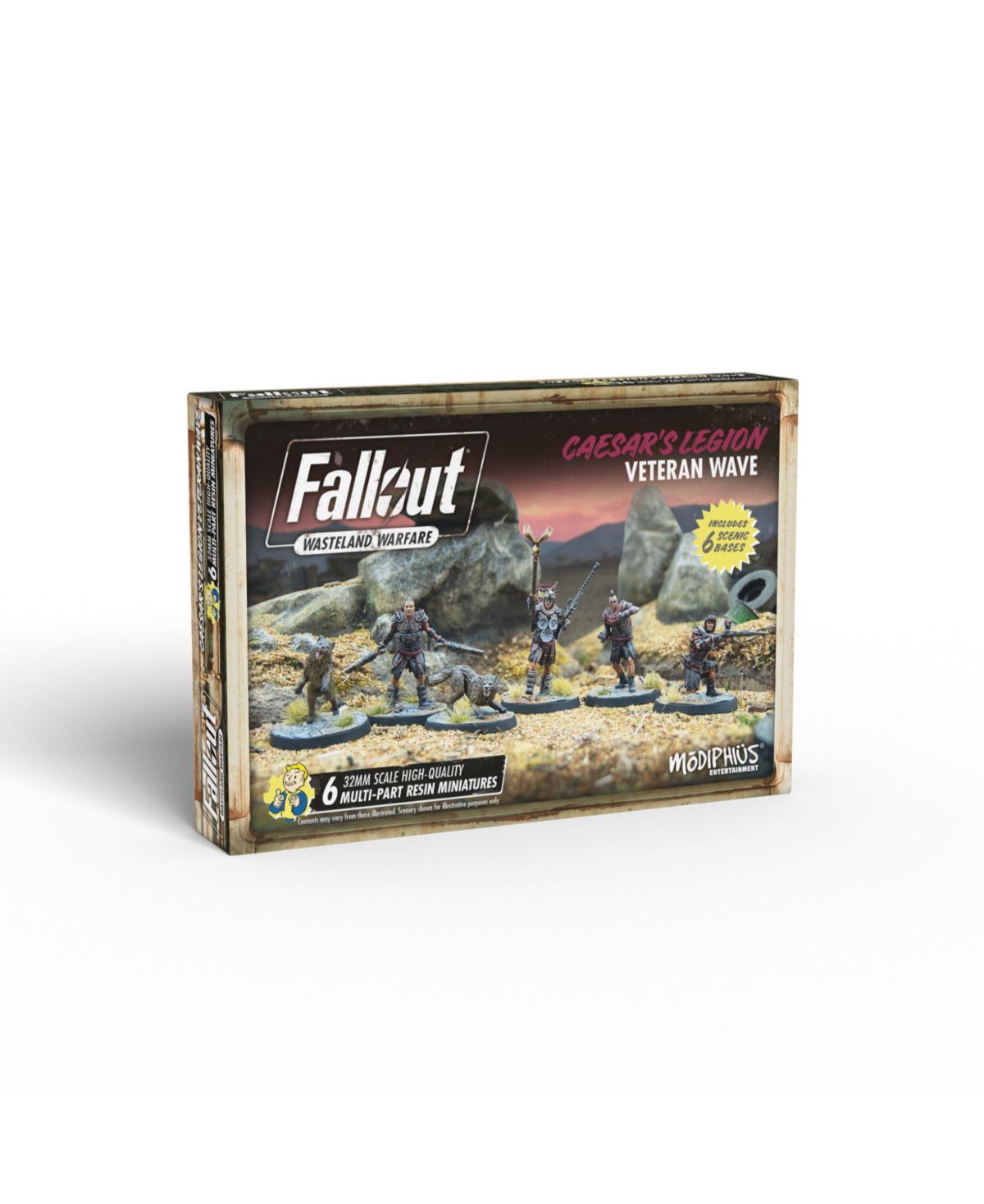 Modiphius Fallout Wasteland Warfare Caesar's Legion Veteran Wave, 12 ...