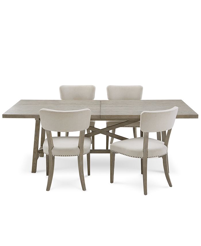 Bernhardt Albion 5-pc. Dining Set (Rectangular Table and 4 Side Chairs) - Macy's
