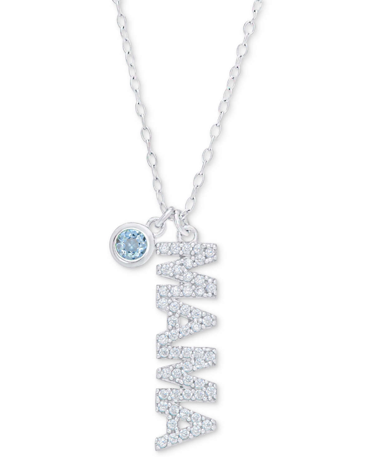 Click here for Blue Topaz (1/2 ct. t.w.) & Cubic Zirconia Bezel S... prices