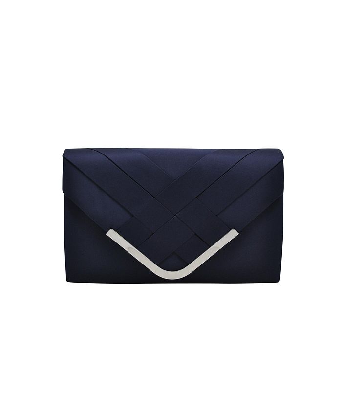 La Regale Women's Teagan Crisscross Structured Envelope - Macy's