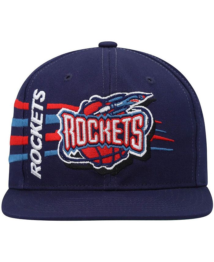 Mitchell & Ness Men's Navy Houston Rockets Hardwood Classics Retro Bolt ...