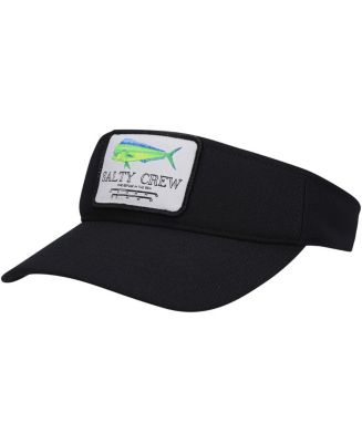 Men's Salty Crew Black Mahi Mount Adjustable Visor - Macy's