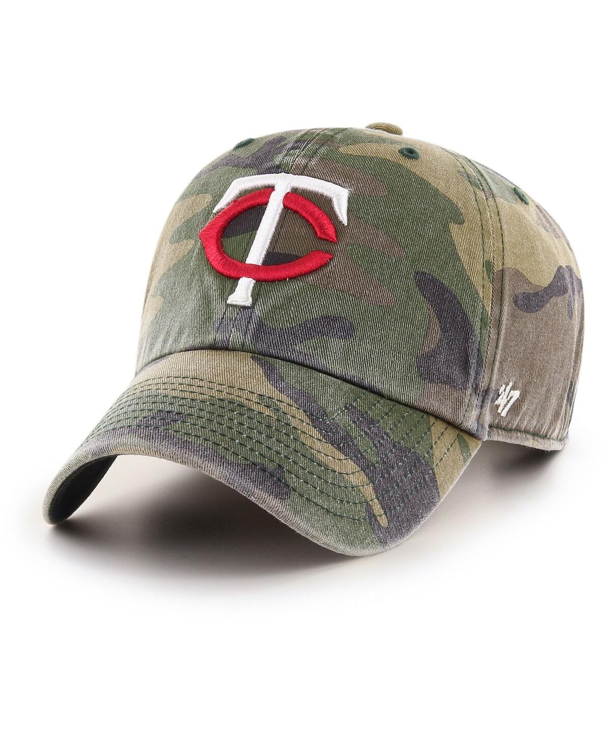 Click here for Mens 47 Camo Minnesota Twins Clean Up Adjustable H... prices