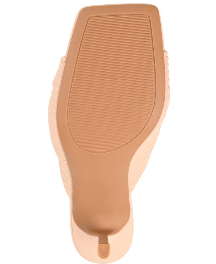 Journee Collection Women's Greer Pleated Sandals - Macy's