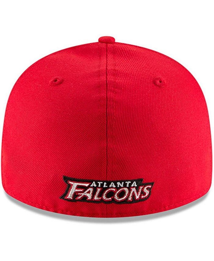 New Era Men's Red Atlanta Falcons Omaha Throwback Low Profile 59FIFTY ...