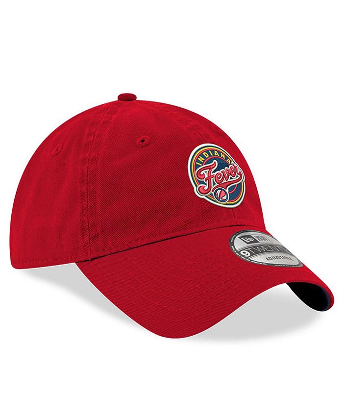 New Era Men's Red Indiana Fever Logo 9TWENTY Adjustable Hat - Macy's
