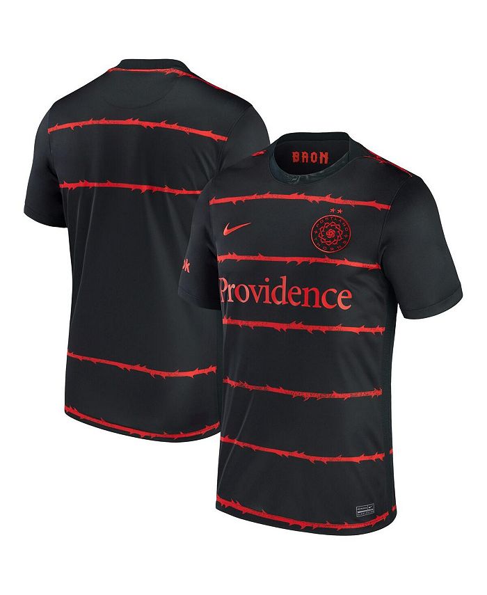 Nike Men's Black Portland Thorns Fc 2021/22 Away Replica Jersey - Macy's