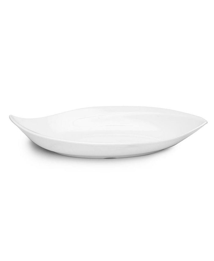 Q Squared Melamine 20.5" Petal Serving Platter - Macy's