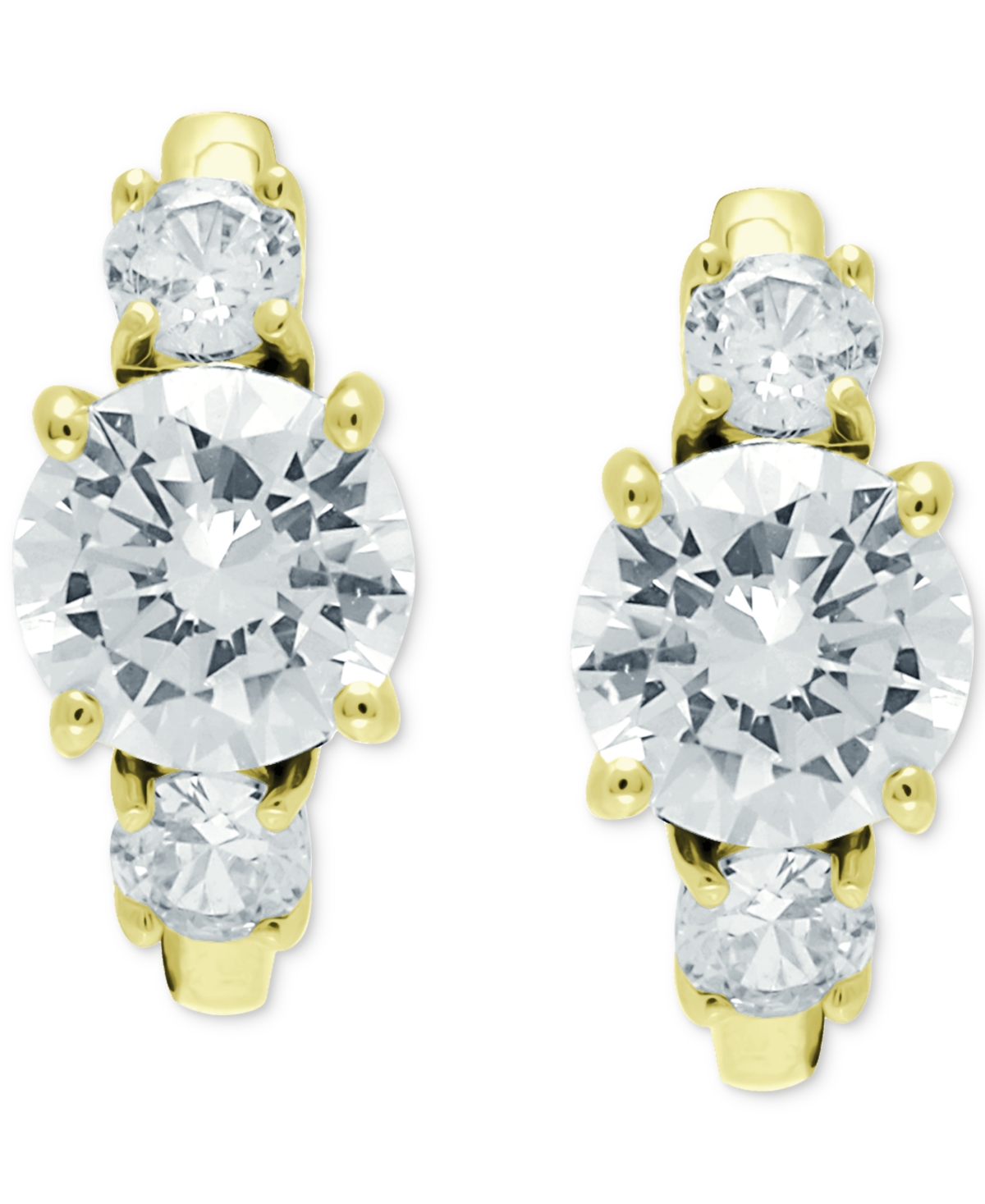 Click here for Giani Bernini Cubic Zirconia Three Stone Small Hug... prices