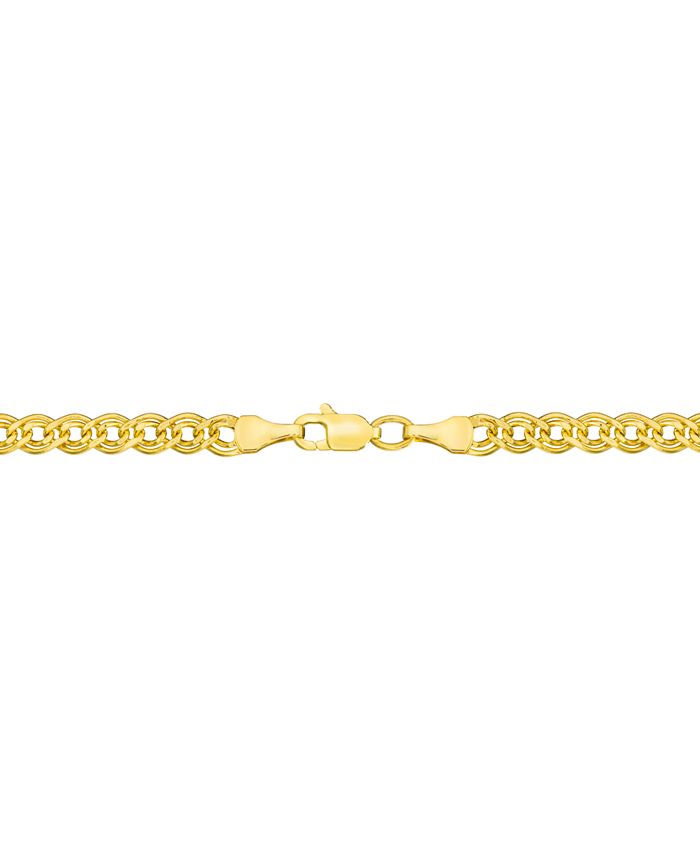 Macy's 20" Nonna Link Chain Necklace (3-3/4mm) in 14k Gold - Macy's