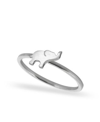 Alex Woo Mini Elephant Stacker Ring - Macy's