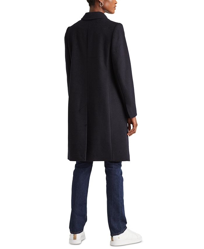Lauren Ralph Lauren Women's Single-Breasted Reefer Coat & Reviews ...