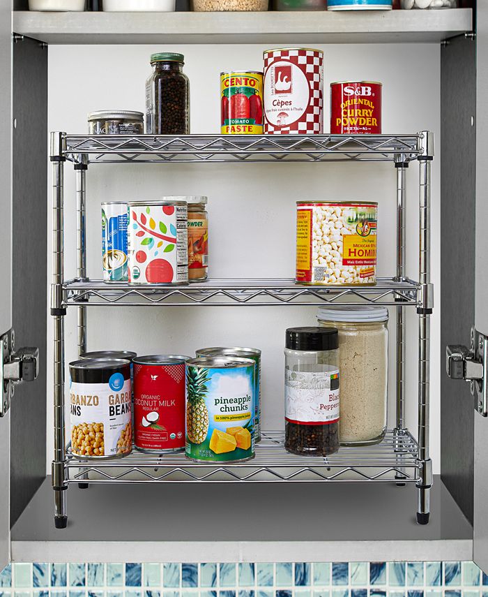 Seville Classics 3-Tier Steel Wire Shelving - Macy's