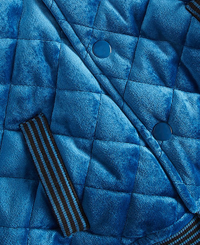 First Impressions Toddler Boys Quilted Velvet Jacket, Created for Macy ...