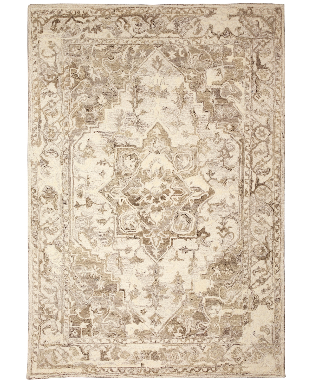 Click here for Liora Manne Hana Heriz 36 x 56 Area Rug - Beige prices