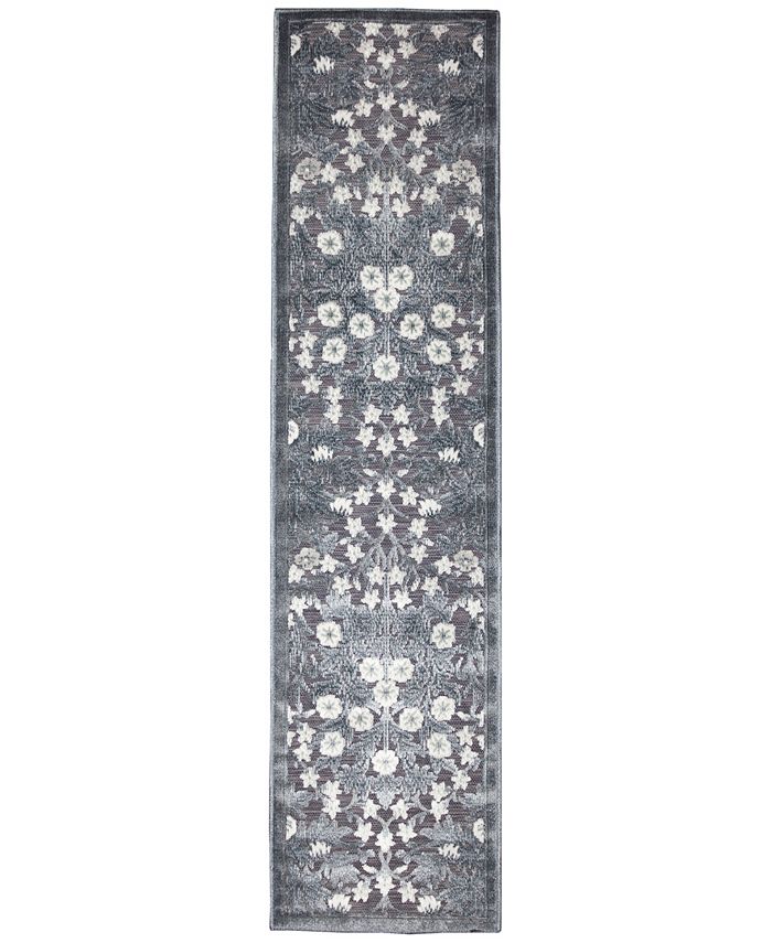 Liora Manne' Canyon Flower Patch 1'10" x 4'11" Runner Outdoor Area Rug ...
