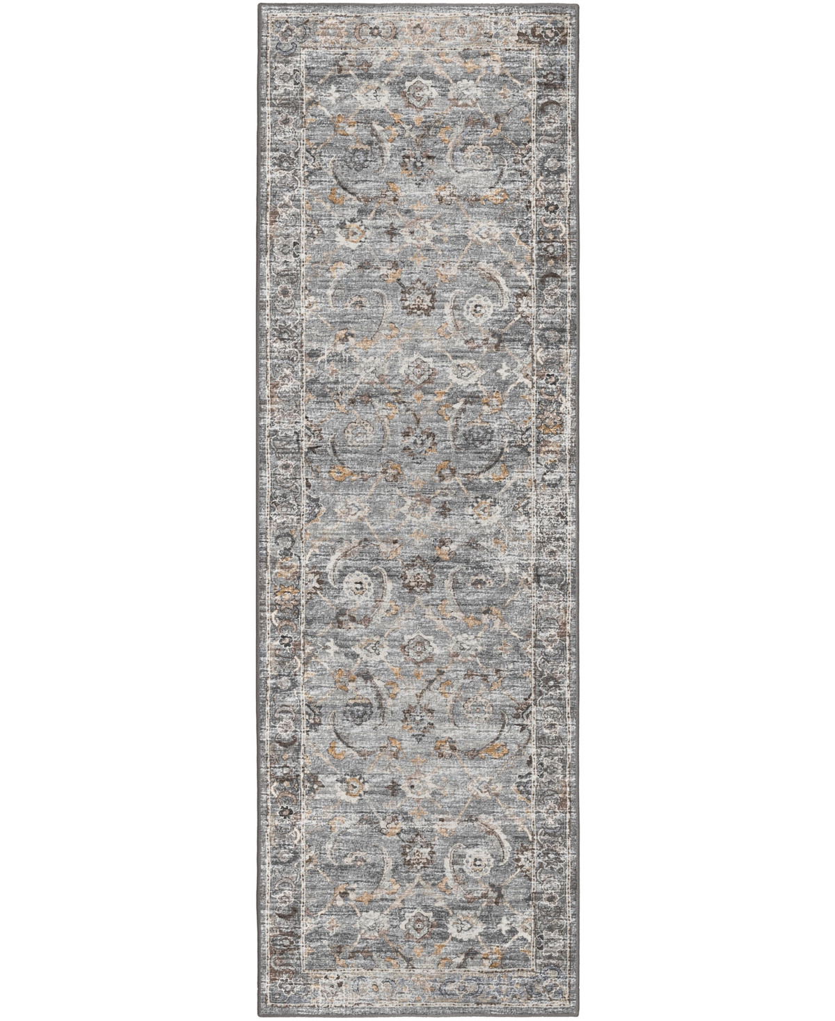 Click here for Dalyn Jericho JC4 26 x 10 Runner Area Rug - Silver... prices