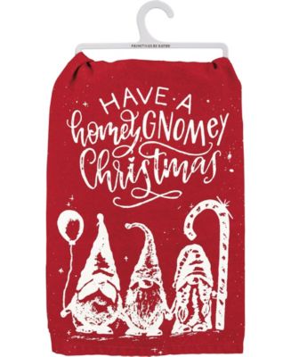 Primitives by Kathy Have a Homey Gnomey Christmas Kitchen Tea Towel ...