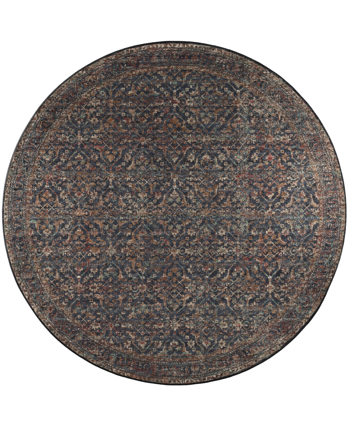 Click here for Dalyn Jericho JC10 6 x 6 Round Area Rug - Midnight prices