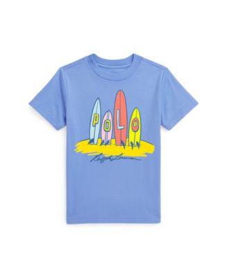 Little Boys Logo Jersey T-shirt - Macy's