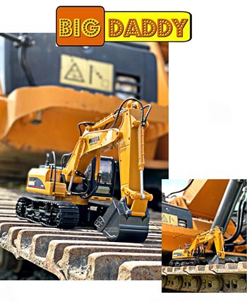 Big Daddy Mag-Genius Die Cast 15 Channel RC Fully Functional Excavator ...