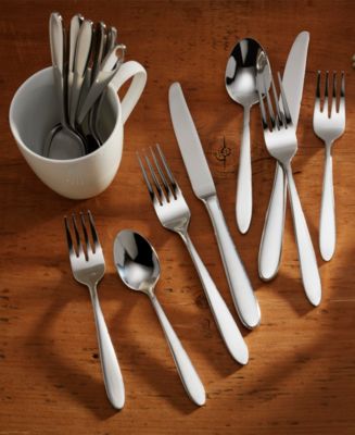 Mooncrest 72 Piece Flatware Set, Service for 12, Created for Macy's ...