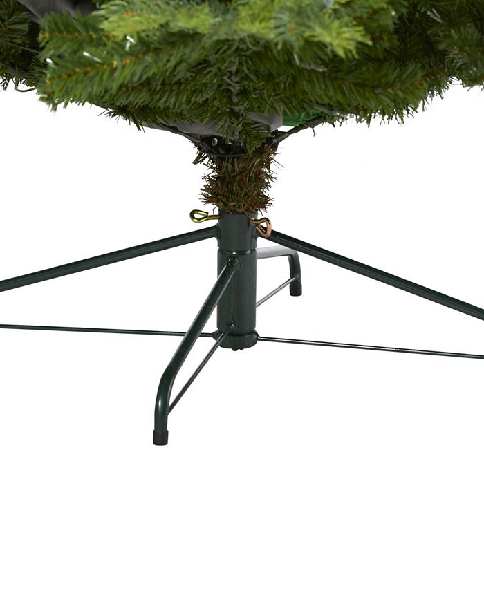 Nearly Natural North Carolina Spruce Artificial Christmas Tree with ...