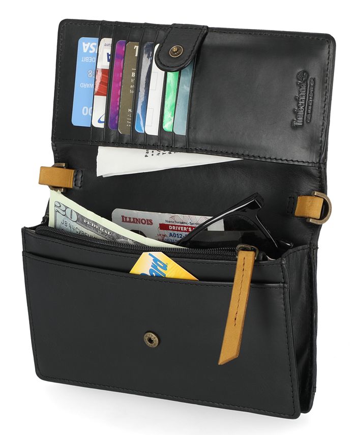 Timberland Women's RFID Leather Crossbody Bag Wallet Purse - Macy's