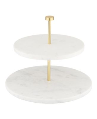 Thirstystone Uptown Marble Two Tiered Server - Macy's