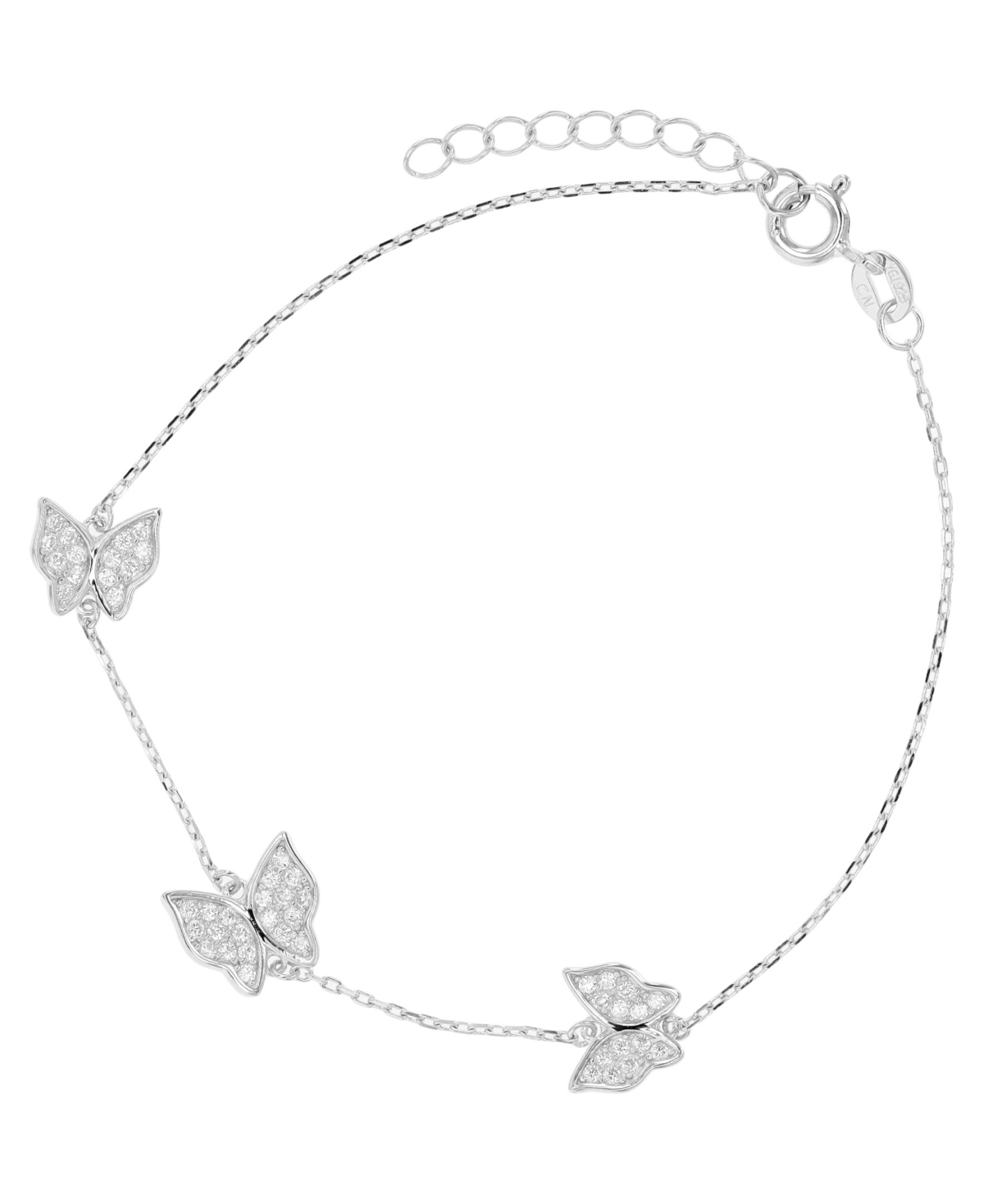 Click here for Butterfly Anklet in 14K Gold Plated or Sterling Si... prices