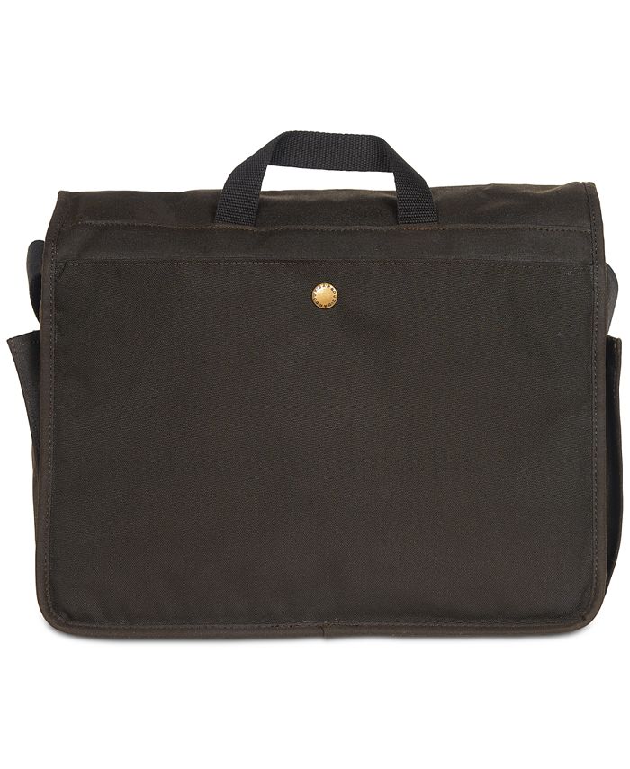 Barbour Essential Waxed Cotton Crossbody Messenger Bag - Macy's