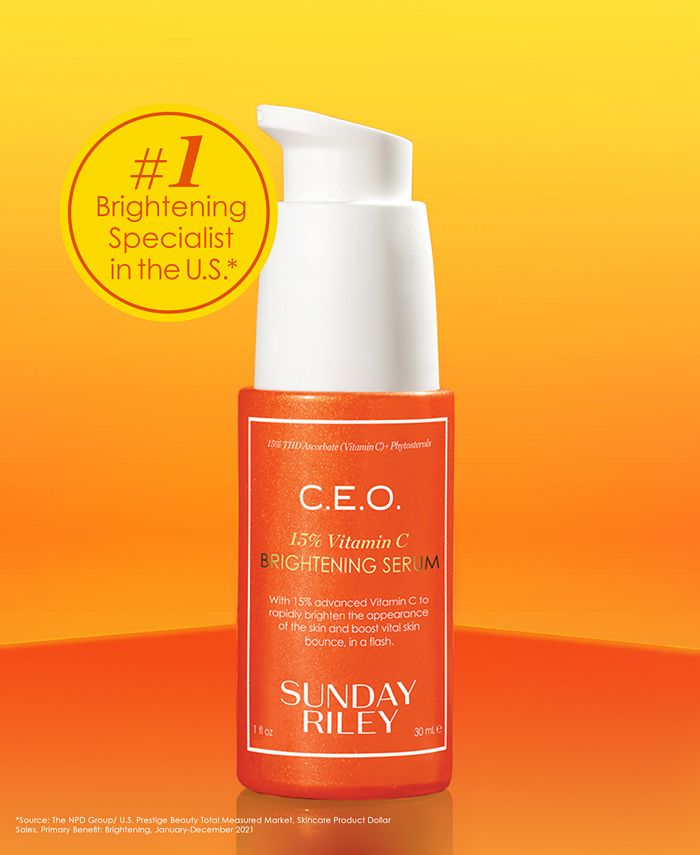 Sunday Riley C.E.O. 15% Vitamin C Brightening Serum, 1.7oz. - Macy's