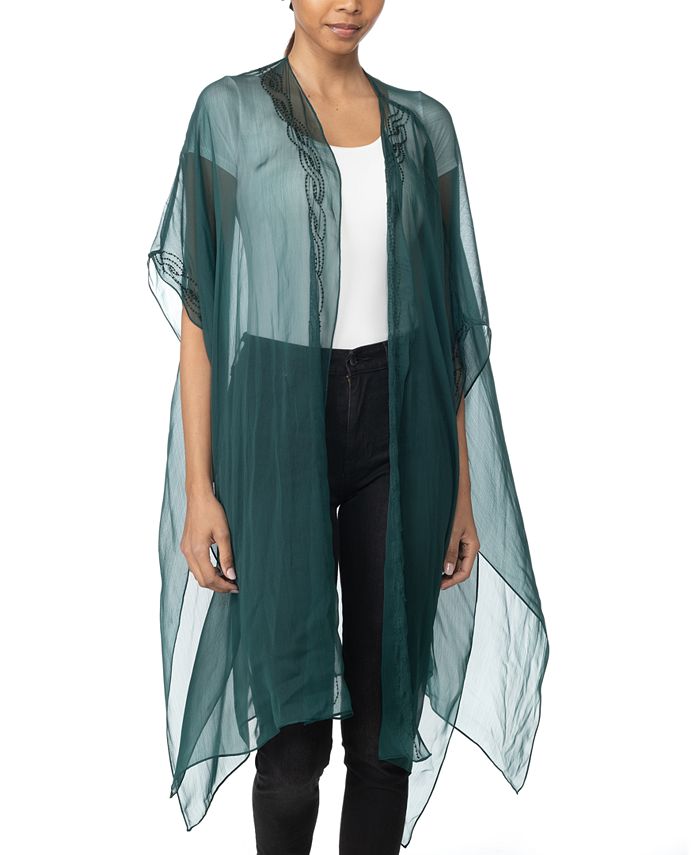 I.N.C. International Concepts Beaded Evening Duster Topper, Created for ...