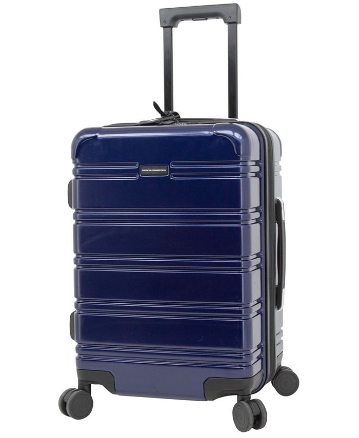 French Connection Conrad Expandable Rolling Hardside Luggage Set, 3 ...