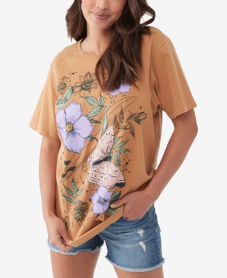 O’Neill Juniors' Cotton Jupiter Graphic T-Shirt - Macy's