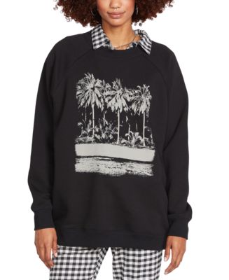 Volcom Juniors' Coco Ho Boyfriend Crew Fleece - Macy's