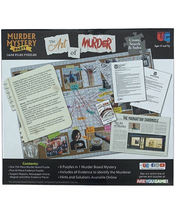 University Games Mystery Party Case Files - The Art of Mystery Party ...