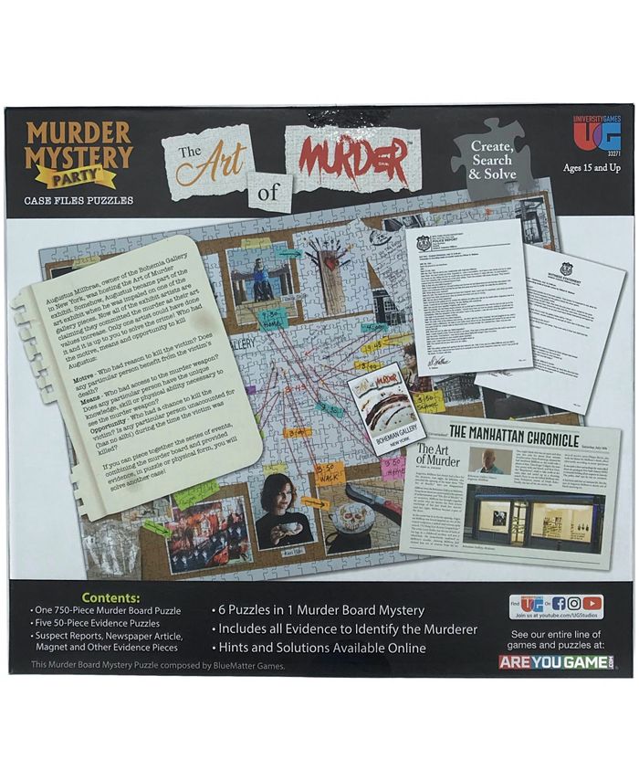 University Games Mystery Party Case Files - The Art of Mystery Party ...
