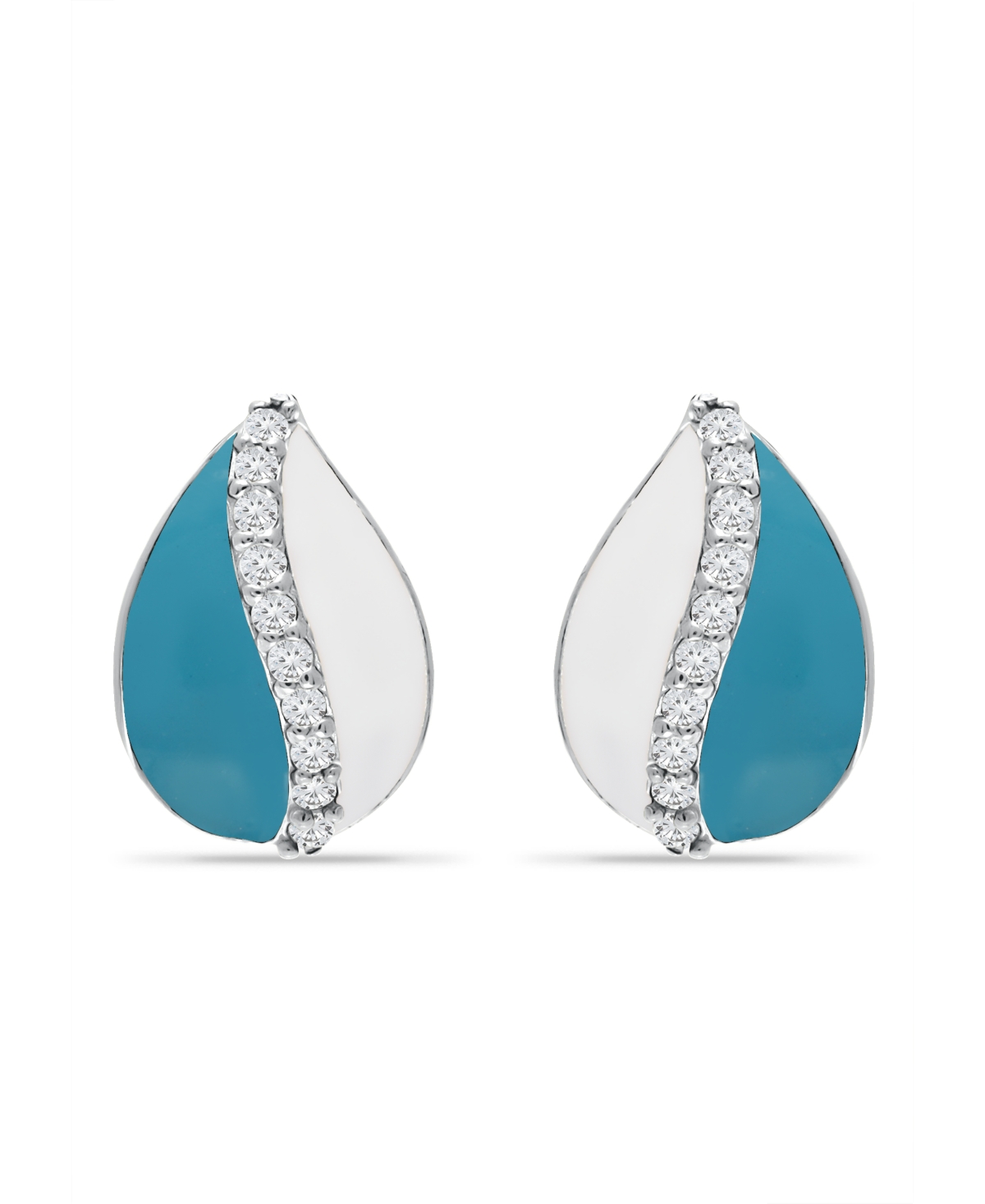 Click here for Giani Bernini Cubic Teardrop Huggie Hoop Earrings... prices